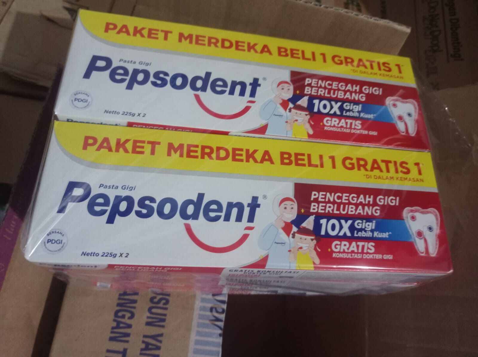 Pepsodent 225g x 2 kemasan merdeka | Lazada Indonesia