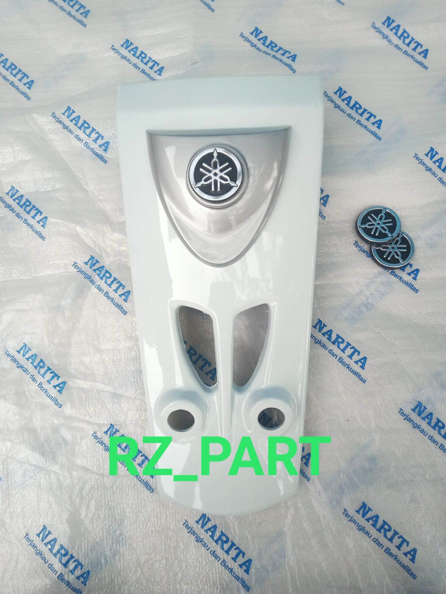 Sayap luwar dalam set panel depan yamaha FIZ R MALBORO BIRU PUTIH ...