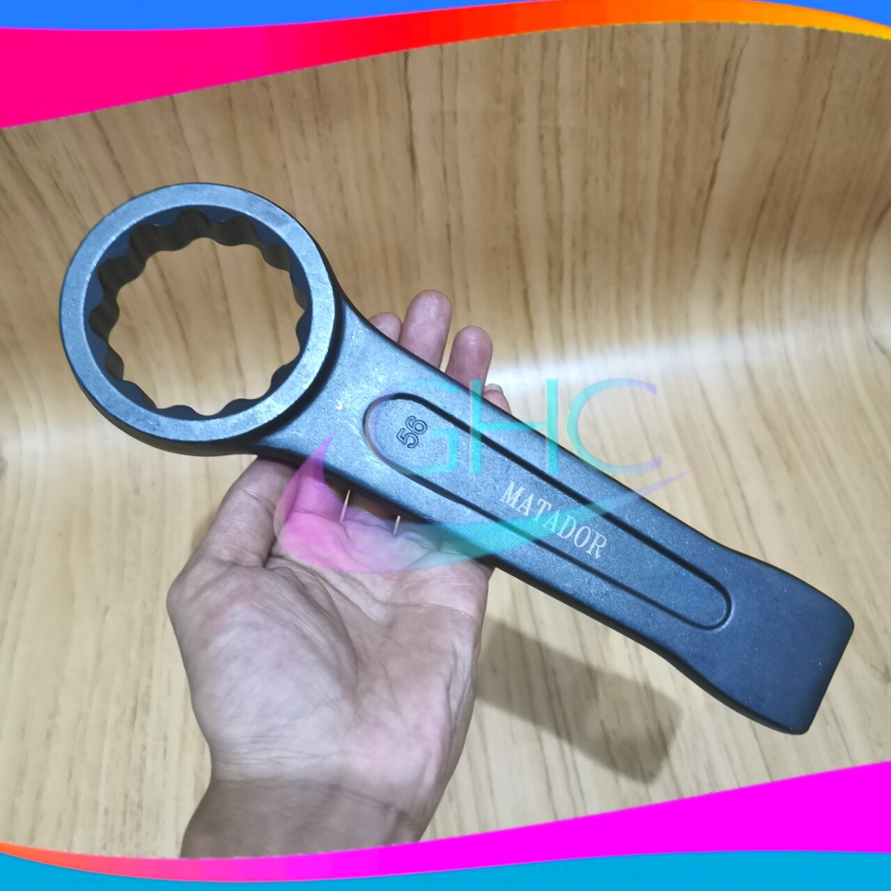Kunci Ring Pukul 56mm Slogging Ring Spanner 56 mm DIN7444 | Lazada ...