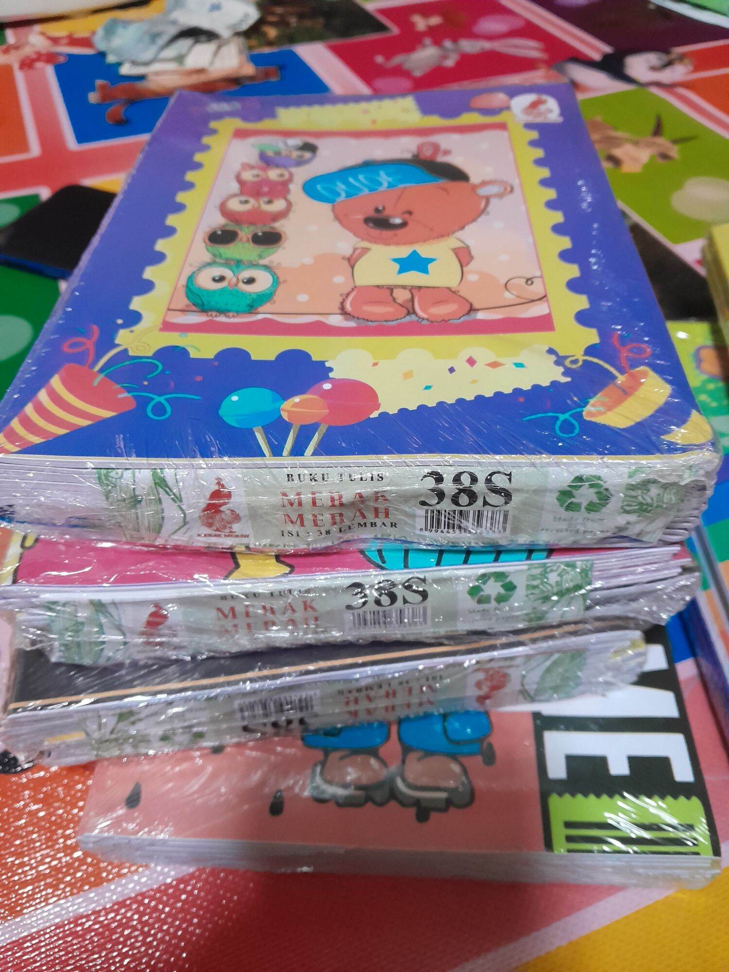 Buku tulis Merek merak merah 1 pak isi 38 lembar | Lazada Indonesia