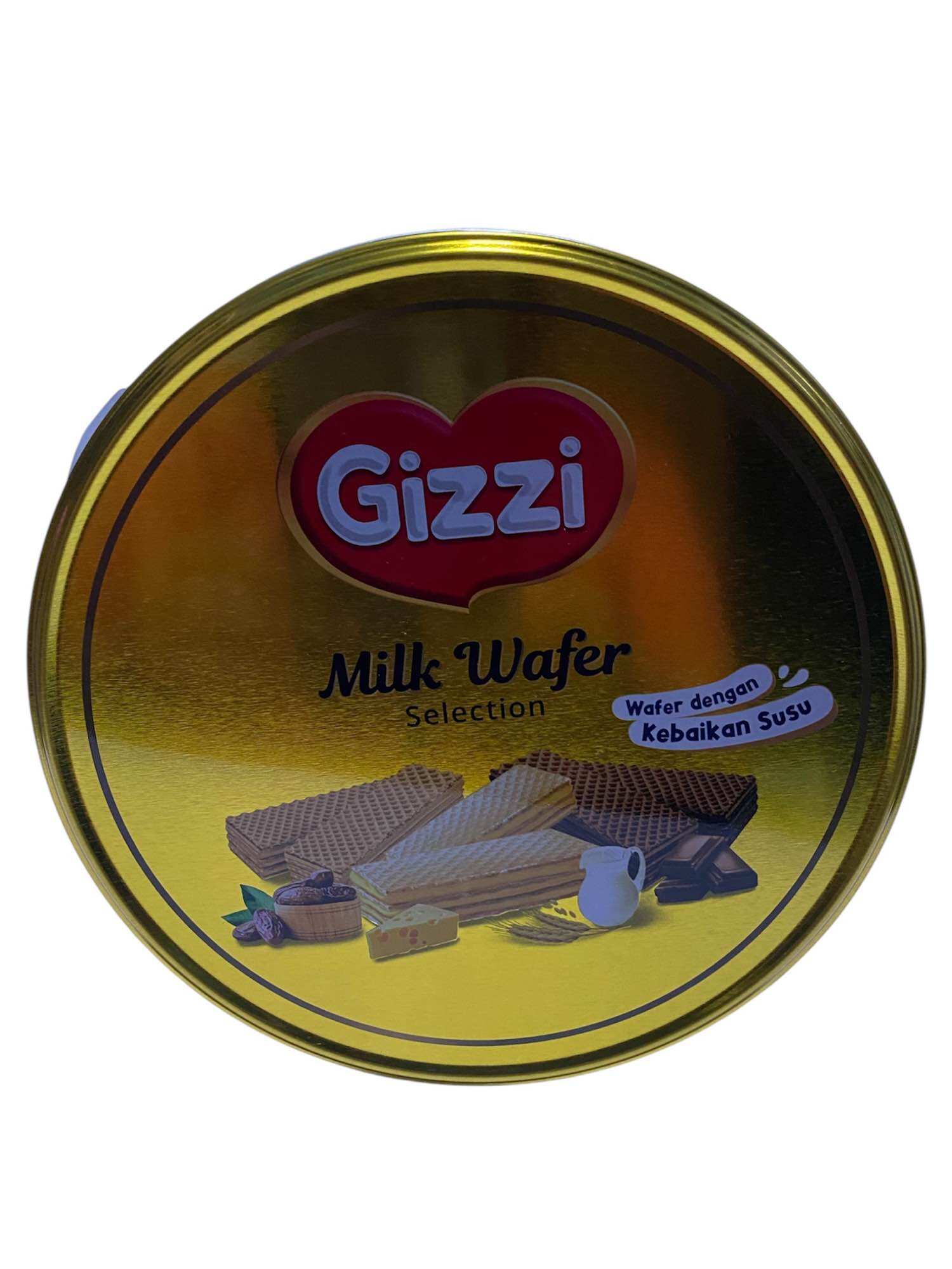 GIZZI Milk Wafer Kemasan Kaleng 240 Gr - Wafer GIZZI Kaleng 240 Gr Tin ...