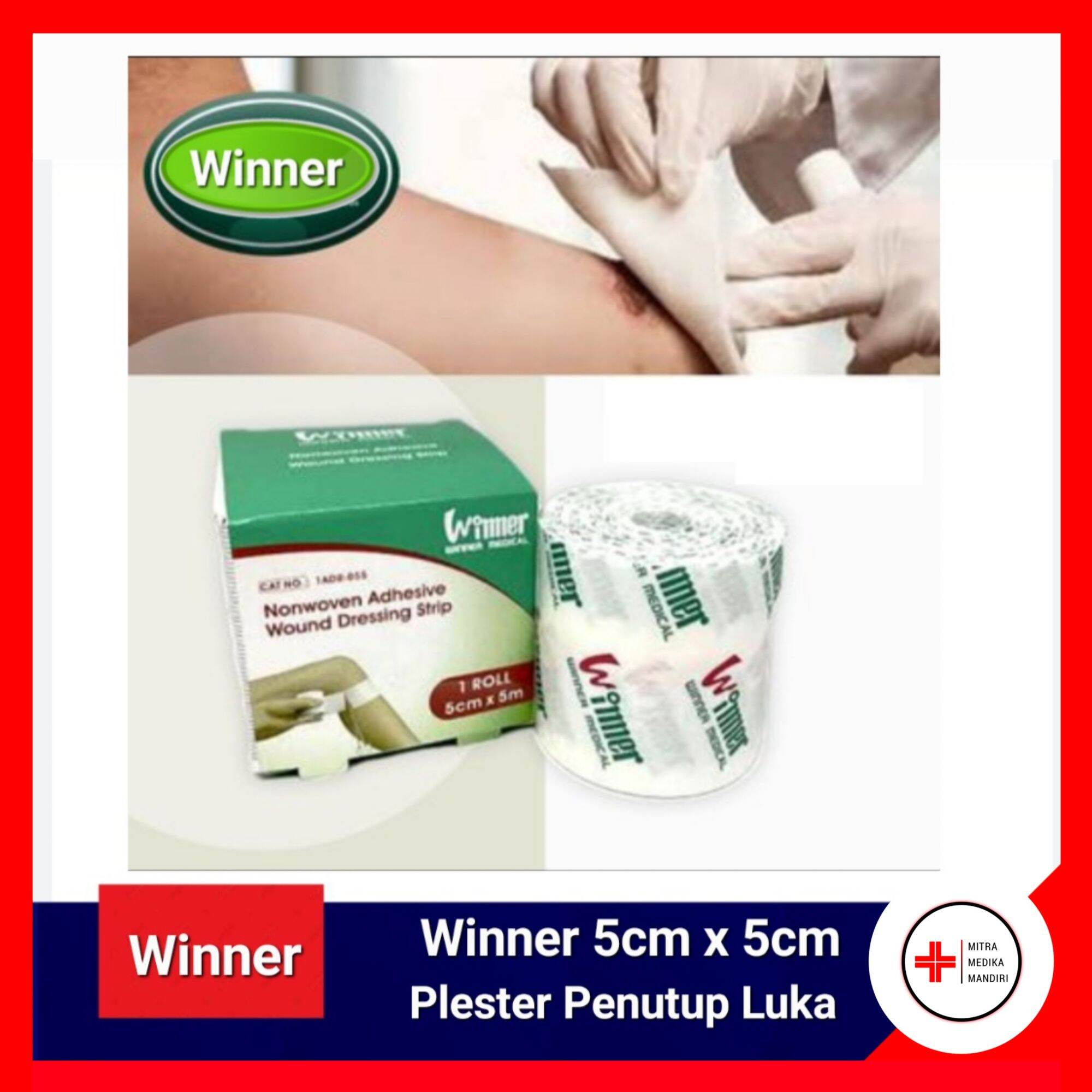 Hypafix / Ultrafix / Winner Plester Penutup Luka Adhesive Wound Per Box ...