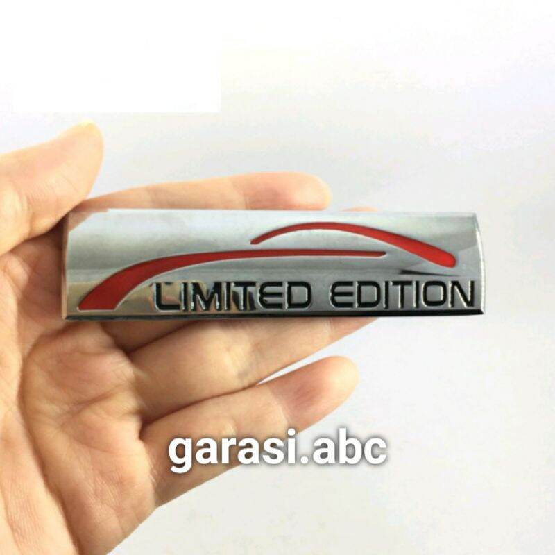 Stiker Emblem Badge Body Limited Edition Timbul 3D Sticker Tulisan Logo ...