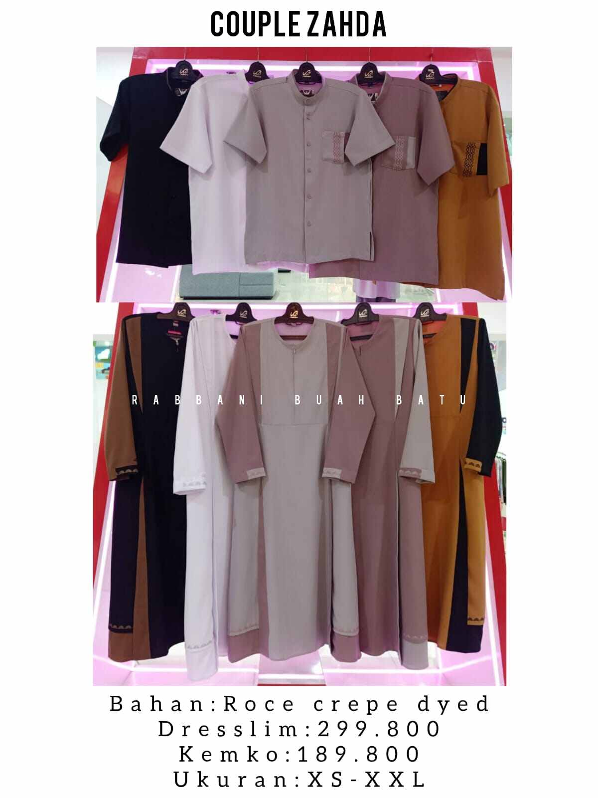 RabbNi - Couple Zahda | Lazada Indonesia