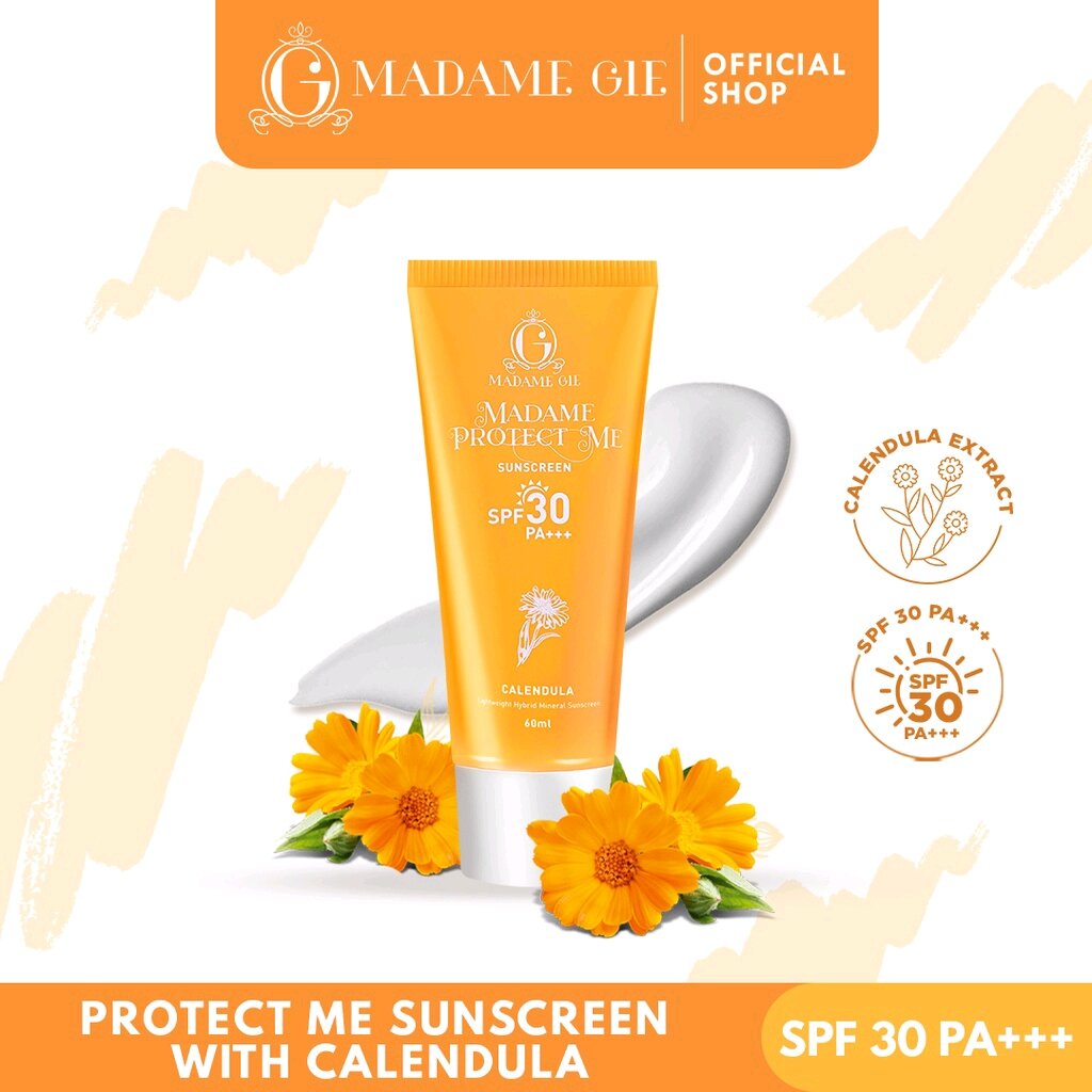 Madame Gie Madame Protect Me Sunscreen Kuning SPF 30 PA +++ Pink SPF 50 ...