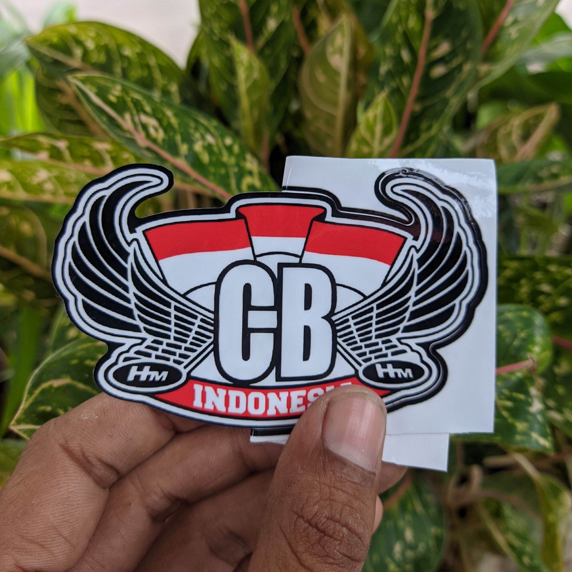 Sticker Stiker CB Indonesia Putih | Lazada Indonesia