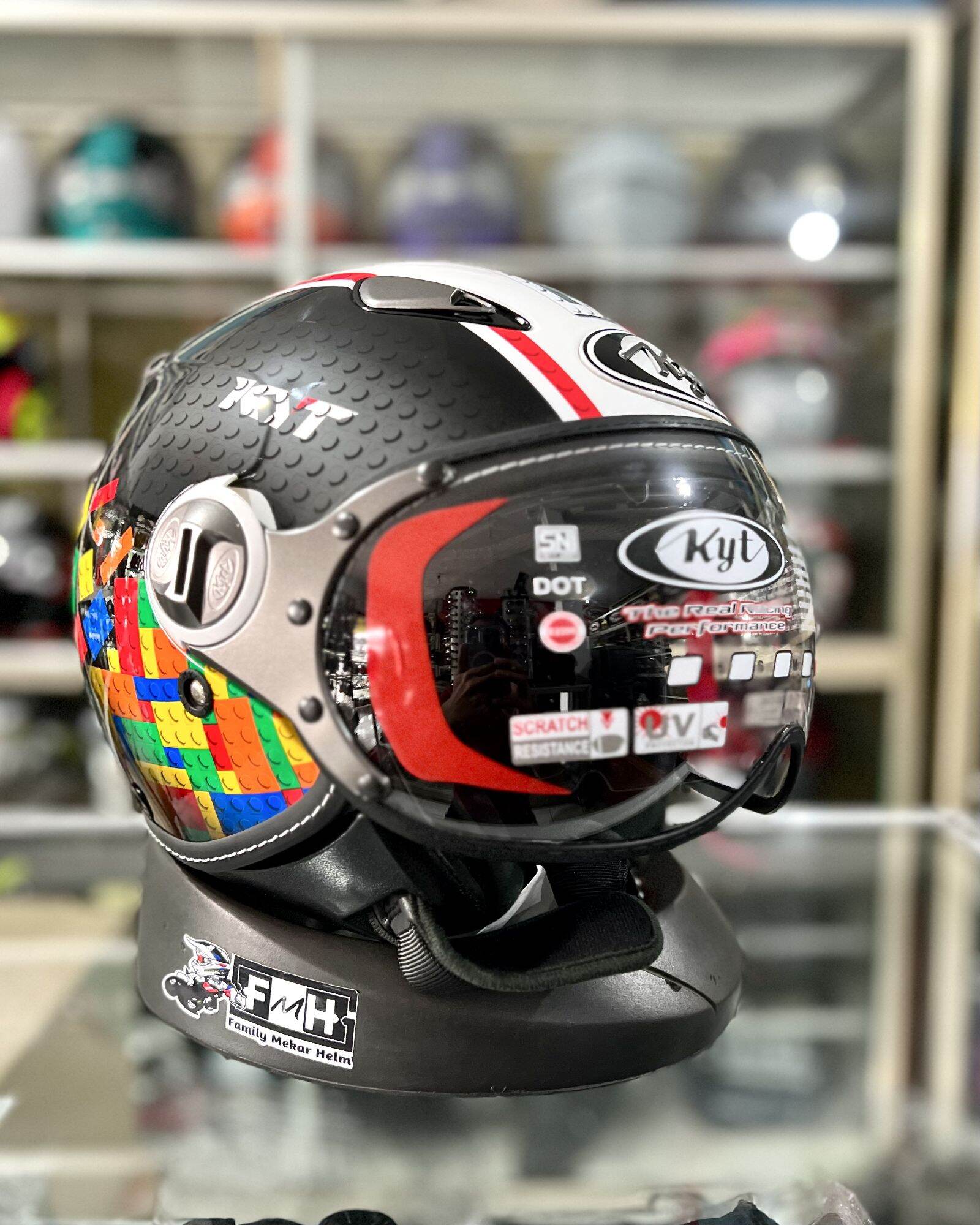 HELM KYT ELSICO MOTIF HELM RETRO CLASIC ORIGINAL KYT | Lazada Indonesia