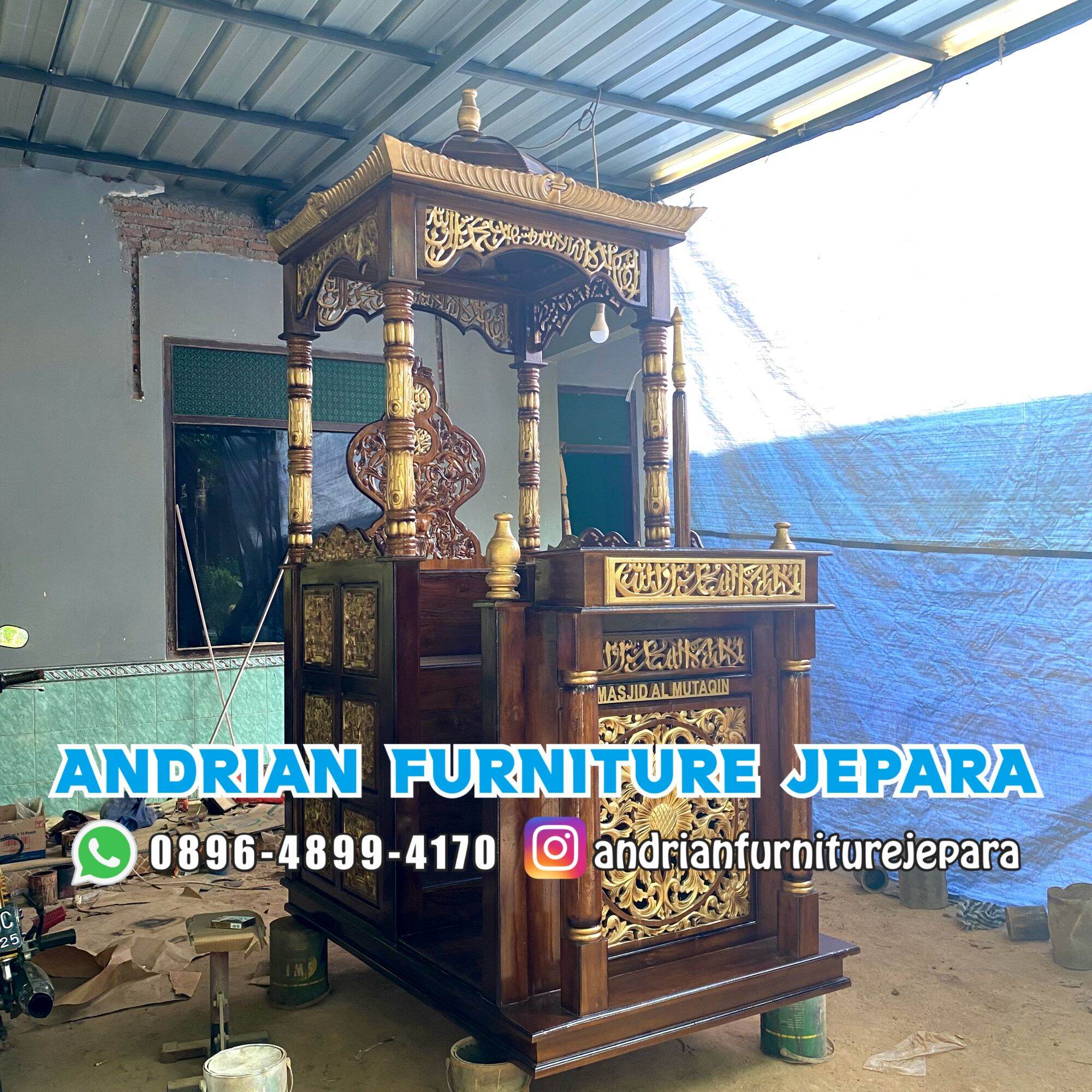 mimbar Khubah Kayu Jati mimbar masjid dari kayu jati finishing | Lazada ... mimbar Khubah Kayu Jati mimbar masjid dari kayu jati finishing | Lazada ...