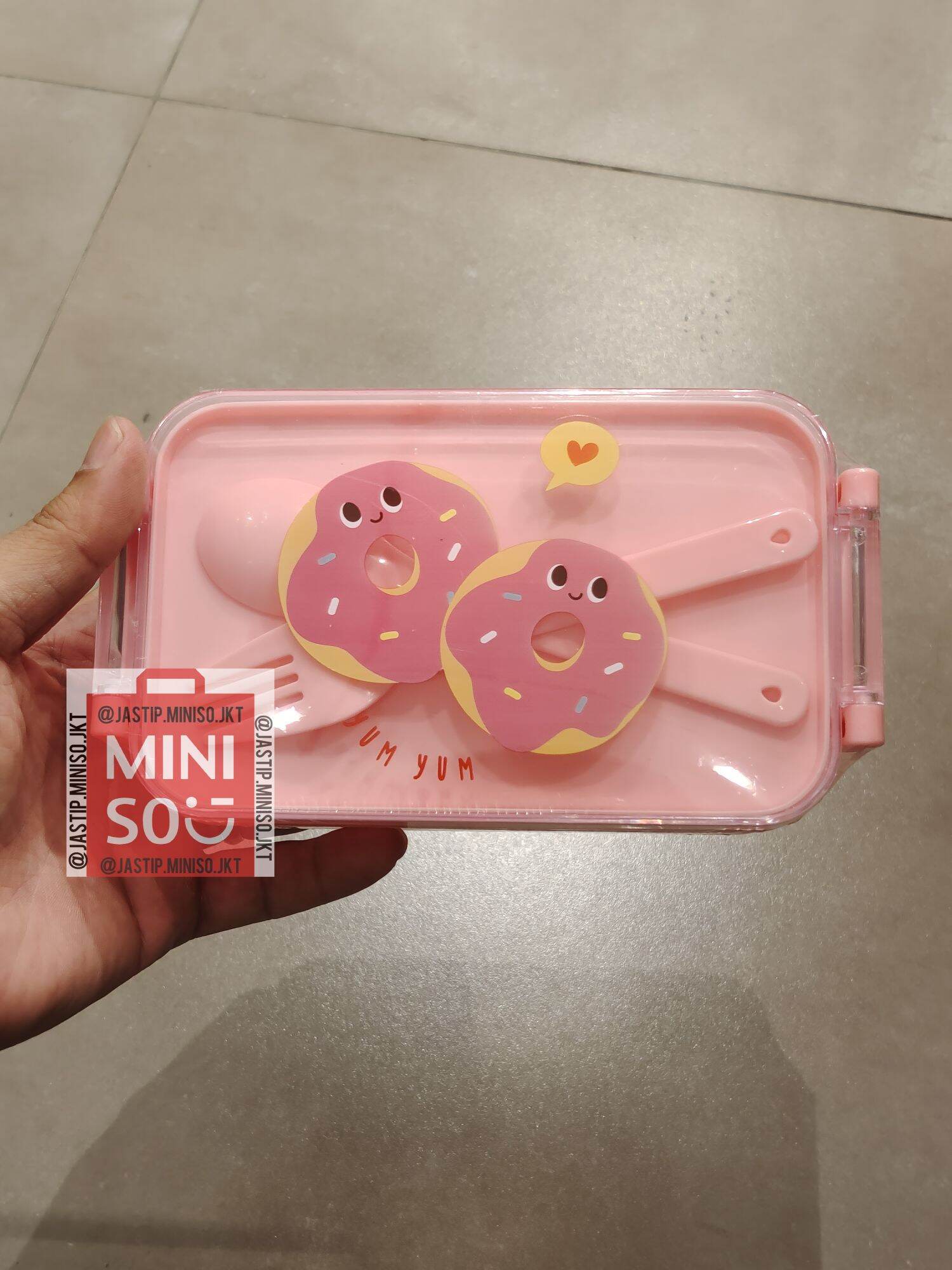 MINISO 🆕 Bento Box Happy Foods Collection (sz.470ml) | Lazada Indonesia