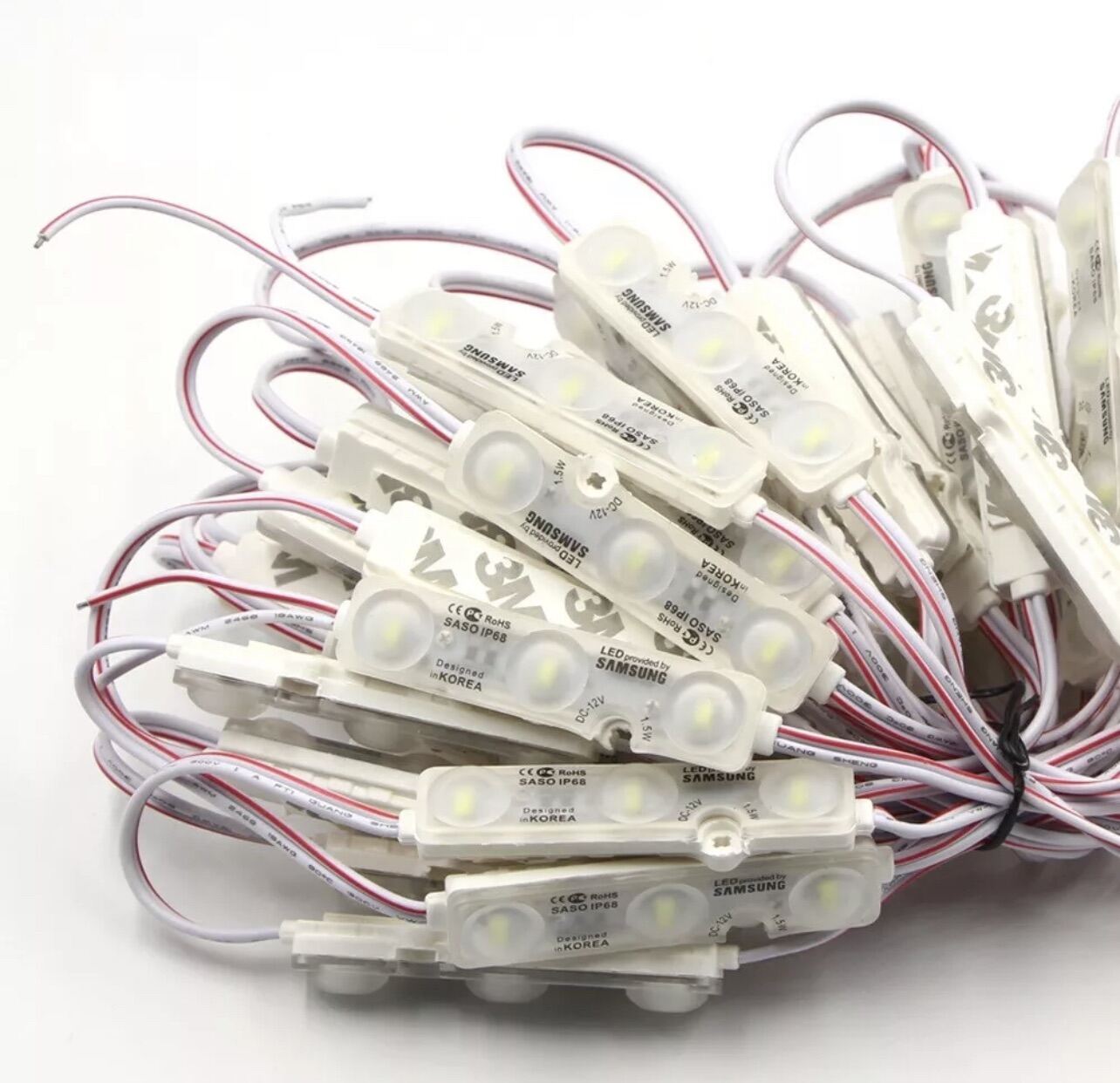 Samsung lampu led modul 3 mata 12 volt lampu led modul samsung led ...