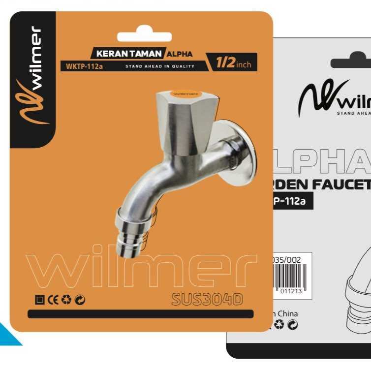 Kran taman putar wilmer keran taman stainless | Lazada Indonesia