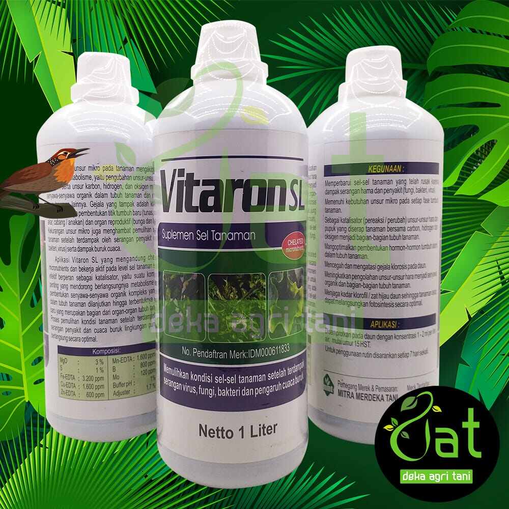 VITARON SL 1 LITER SUPLEMEN SEL TANAMAN | Lazada Indonesia