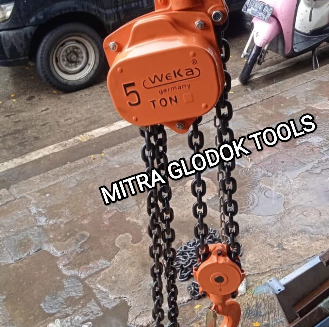 Chain block weka germany kapasitas 5 ton rantai 3 sampai 15 meter alat ...