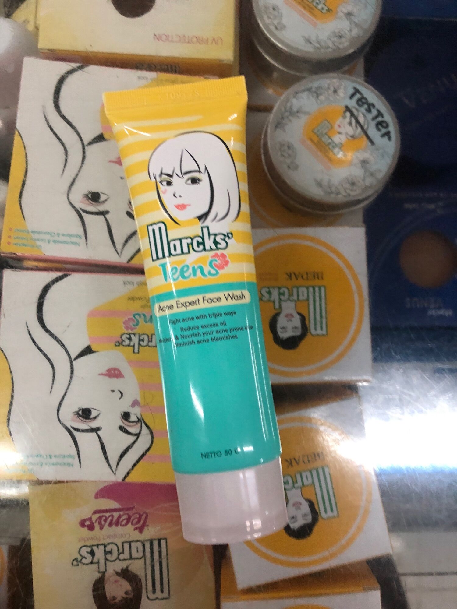 Marcks Acne Series Facial Wash Moisturizer Paket Jerawat | Lazada Indonesia