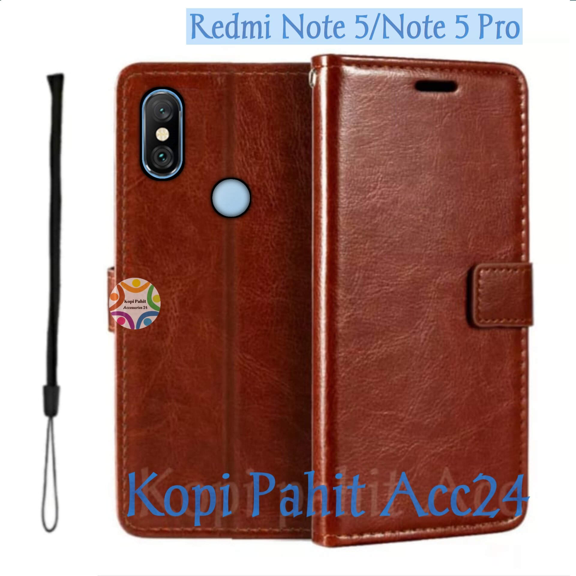 Case Untuk Hp Redmi Note 5 Note 5 Pro Flip Cover Wallet Sarung Hp ...
