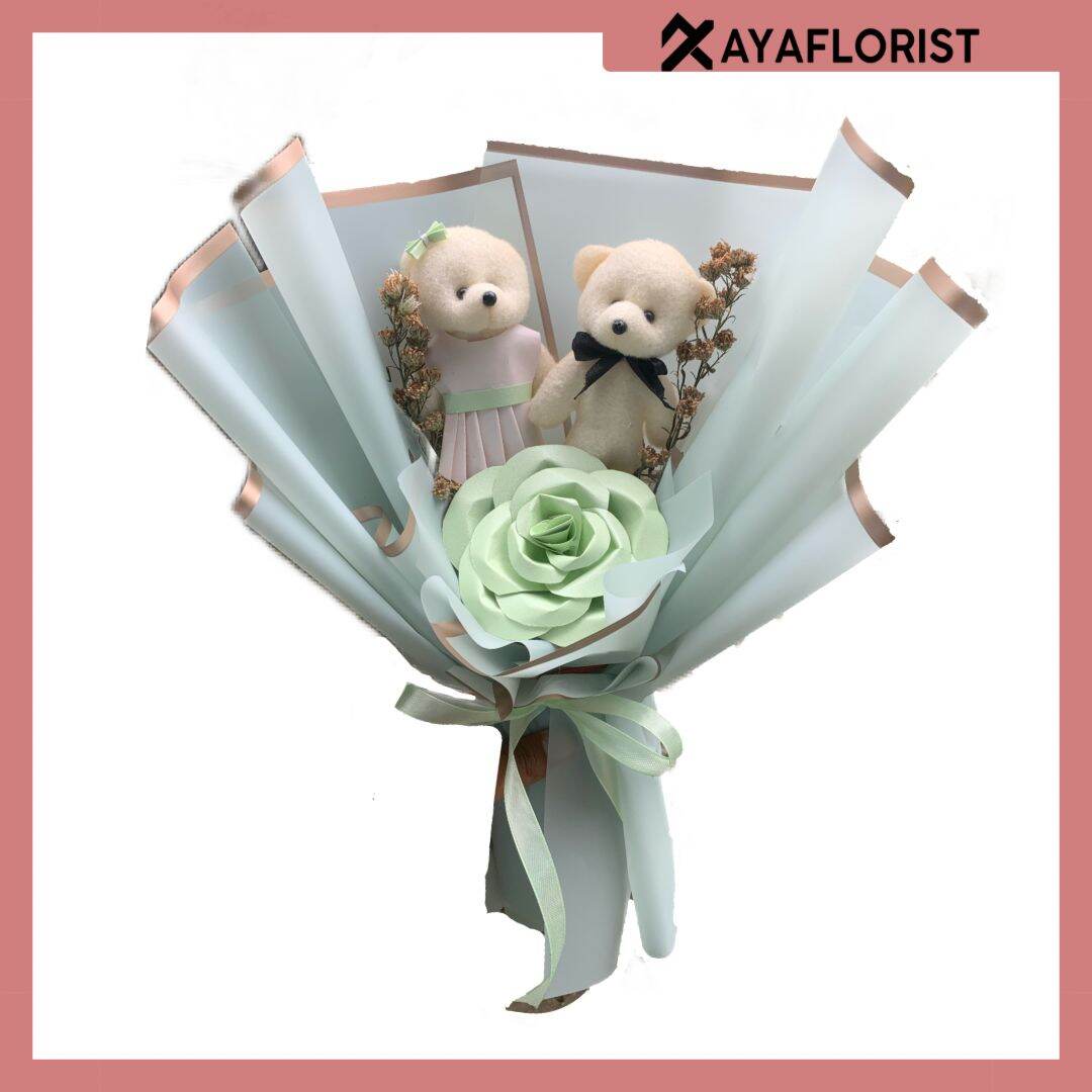 BUKET BONEKA COUPLE LUCU COCOK UNTUK HADIAH WEDDING LOKASI BANDUNG ...