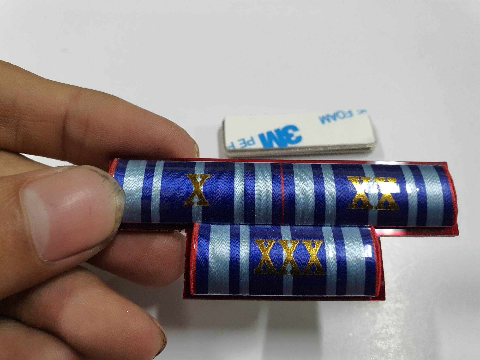 Pita jasa PNS 10 20 30 tahun MAGNET dasar mirror mika | satya lencana ...