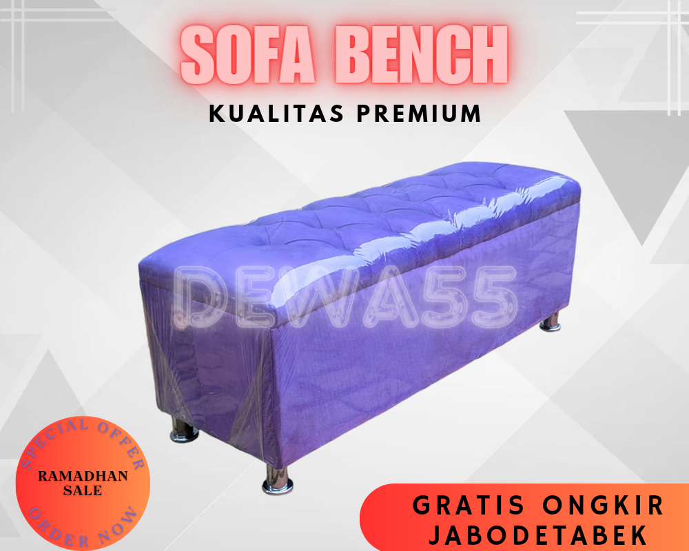 SOFA BENCH / STOOL PANJANG SOFA MINIMALIS SOFA PANJANG SOFA RUANG TAMU ...