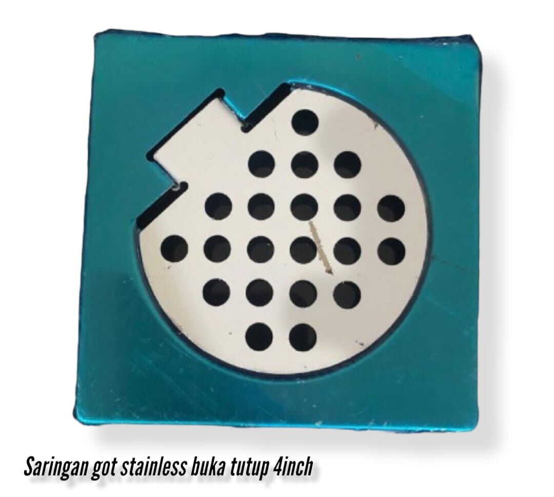 Saringat plat stainless buka tutup merk camel - floor drain | Lazada ...