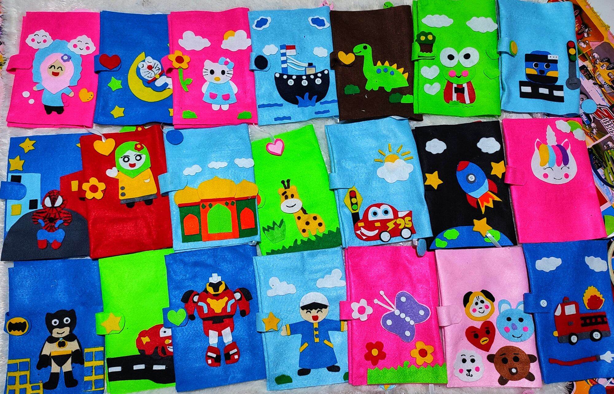 Sampul Quran besar ukuran 26 x 39 cm karakter free nama Rine handmade 3 ...
