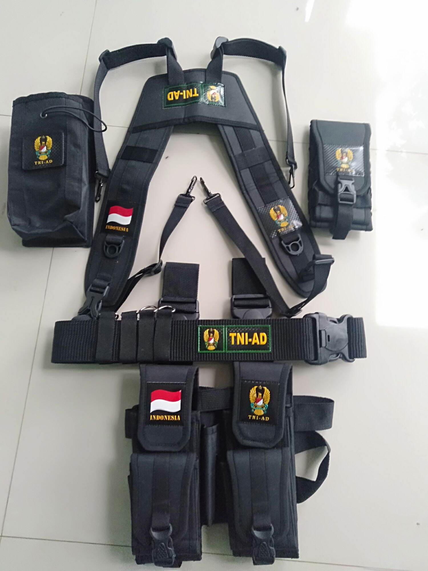 ATRIBUT KOPEL SET LENGKAP TNI AD | Lazada Indonesia
