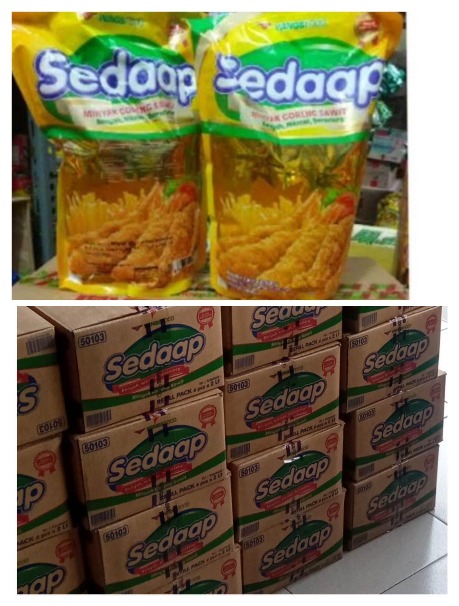 minyak sedaap 2 L 1dus | Lazada Indonesia