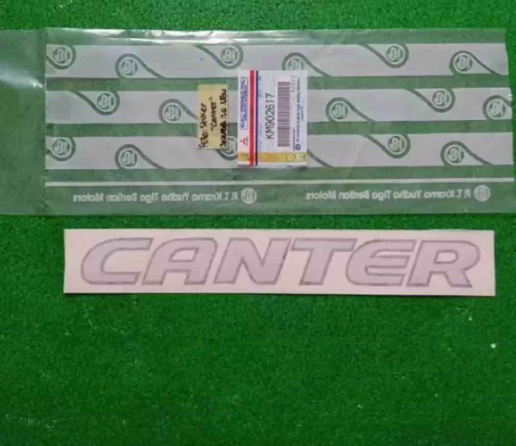 stiker logo canter mitsubishi fe7 canter semua tipe sama harga 1 ...