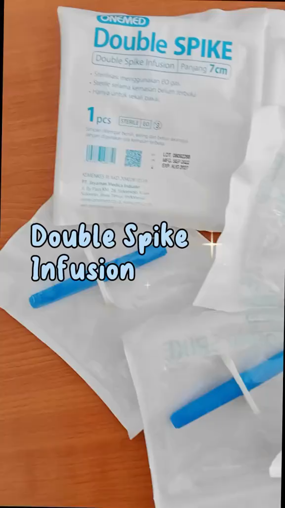 Double Spike Infusion Alat Penusuk Botol Cairan Infus Untuk irigasi ...