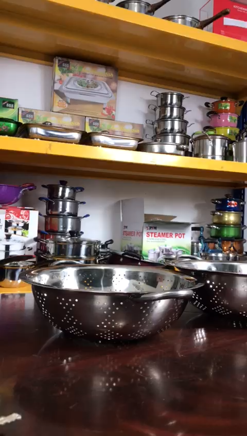 Wakul Kaki Stainless (TIDAK ADA TUTUPNYA)Tempat Nasi/ Bakul Nasi ...