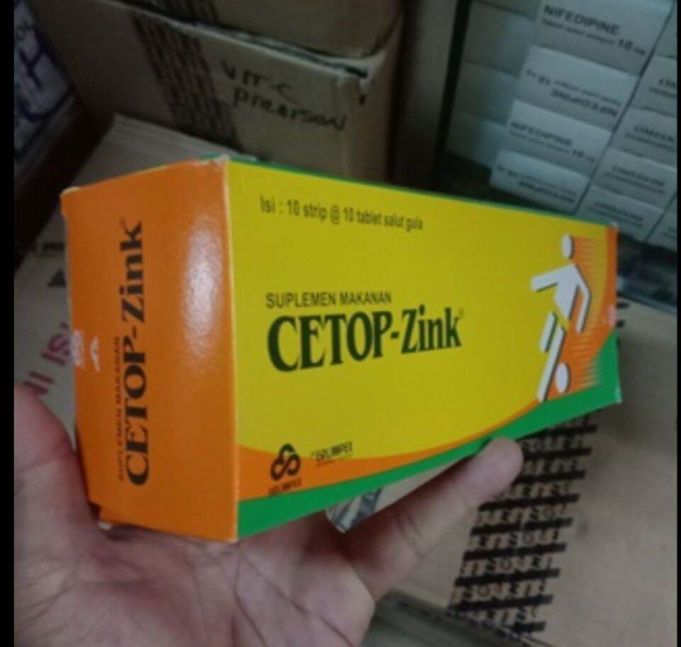 Cetop-Zink Tablet Suplemen Makanan | Lazada Indonesia