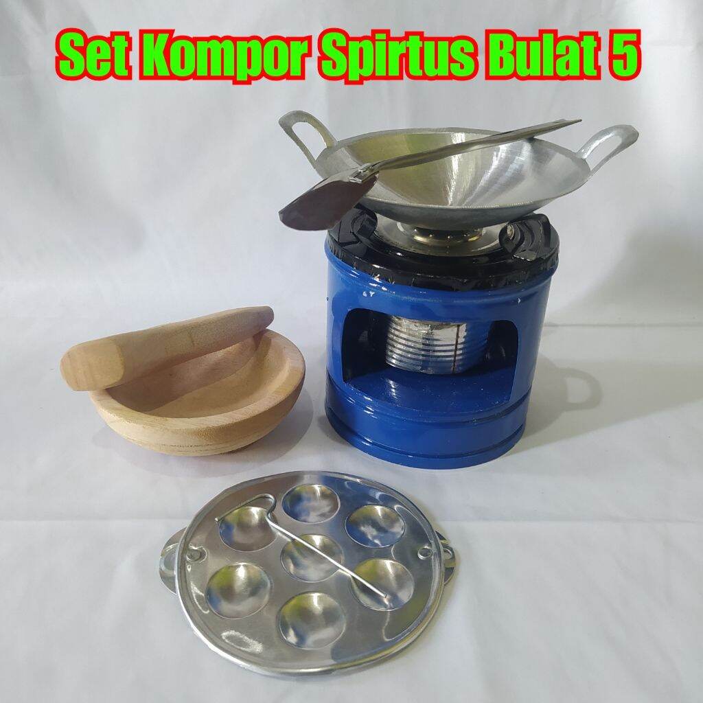 Mainan Alat Masak Anak Set Kompor Spirtus Bulat Set 1 8 Mainan Masak