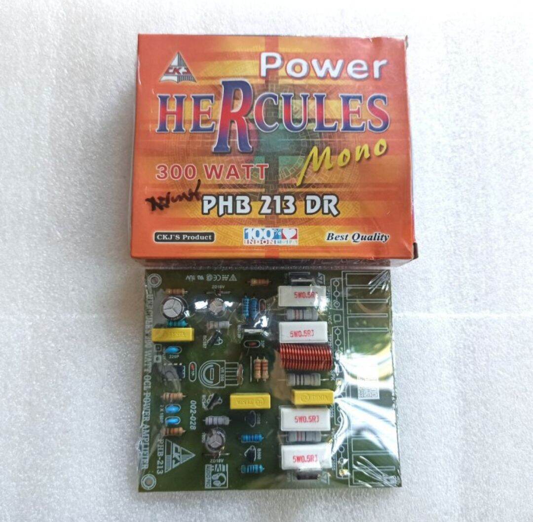 Power amplifier mono Raksasa 300W Giant Hercules PHB 213 DR | Lazada ...