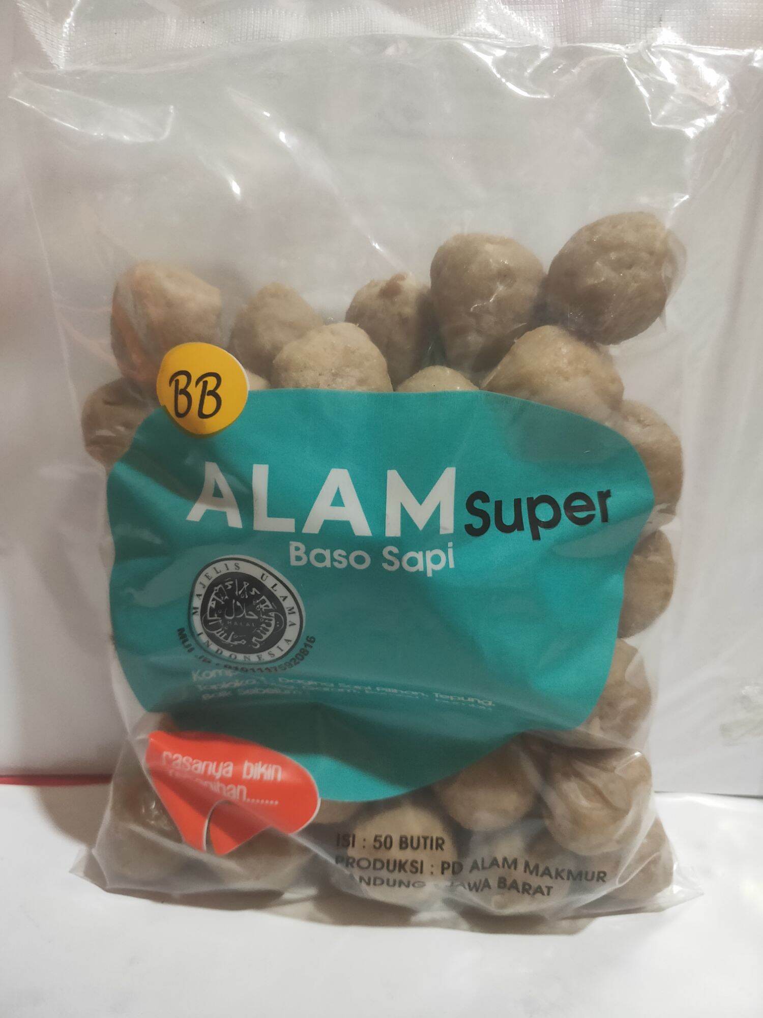 ALAM SUPER baso sapi(isi 50 butir) | Lazada Indonesia