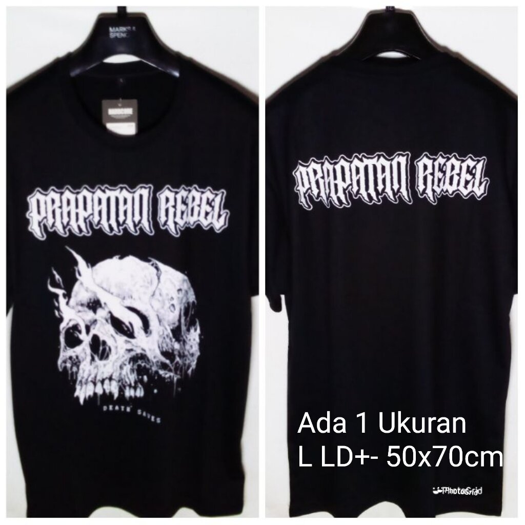 Kaos Prapatan Rebel Official Death Crew | Lazada Indonesia