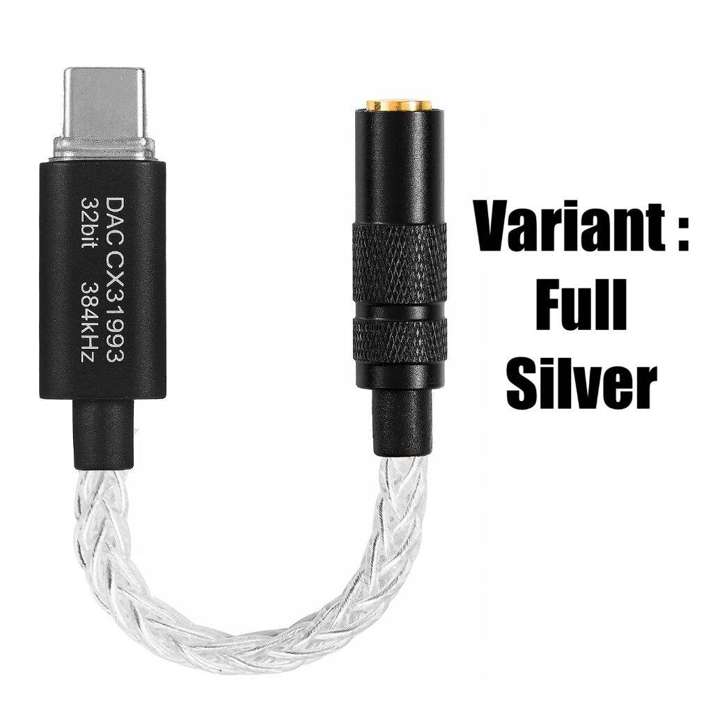 Conexant CX31993 Pro Hifi DAC Type C To Jack 3.5mm AUX Audio Adaptor | Lazada Indonesia