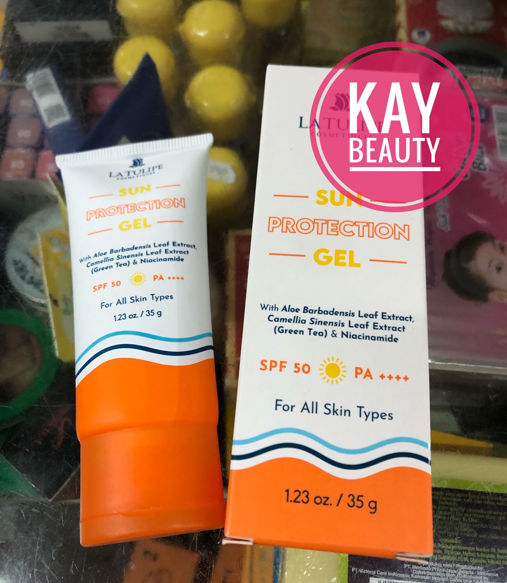 La Tulipe Sun Protection Gel SPF 50 35g | Lazada Indonesia