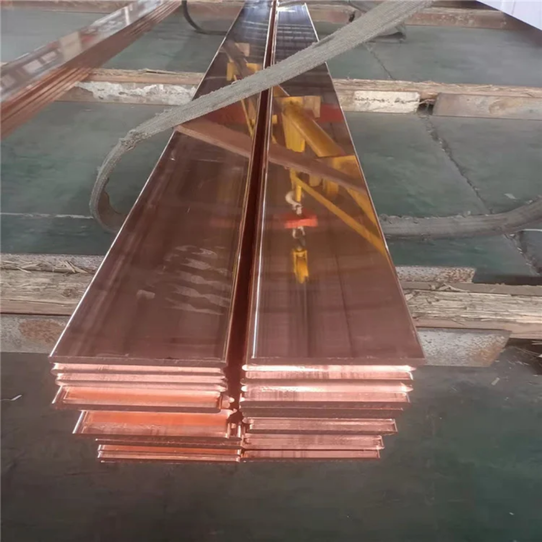 PLAT TEMBAGA BUSBAR TEBAL 3MM UKURAN 13MM X 50MM/TEMBAGA MURNI TIPE ...