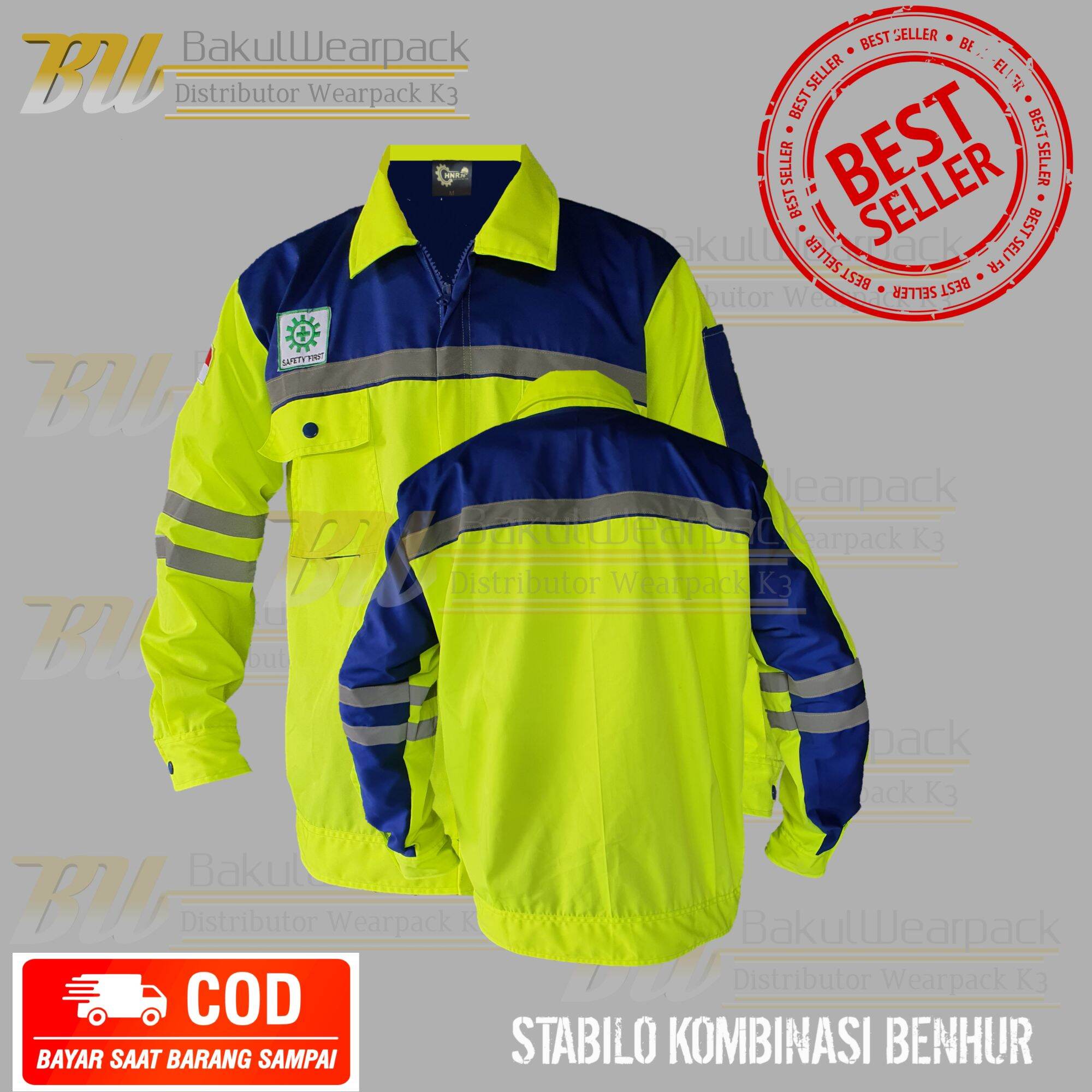 Wearpack Safety Atasan / Baju Wearpack Safety Proyek / Stabilo ...