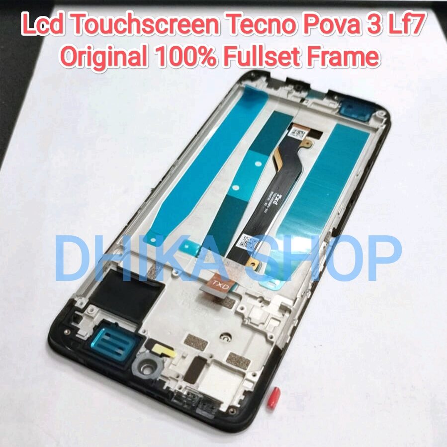 Lcd Touchscreen Tecno Pova 3 Lf7 Original 100% Fullset Frame New ...