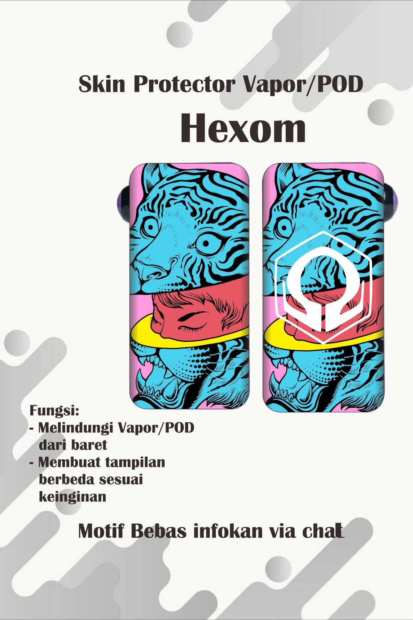 Skin Protector Vapor/Pod Hexom | Lazada Indonesia