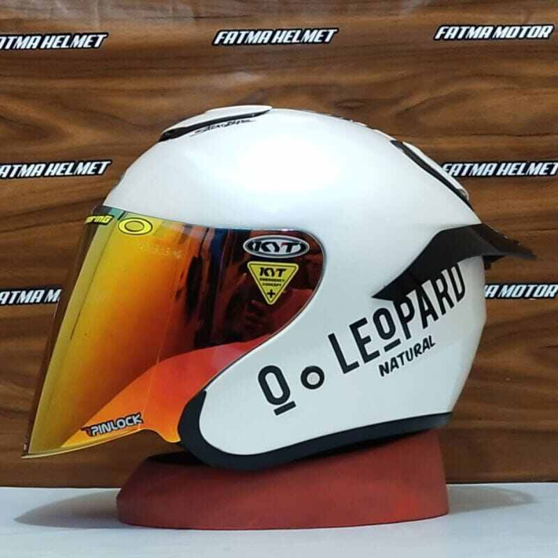 Helm Half Face MLA Kyoto Paket Ganteng Leopard Original SNI | Lazada ...