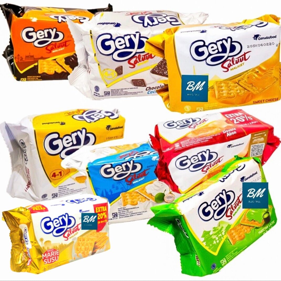 Jual Gery Saluut Malkist 110 Gr Wafer Chocolate Coconut Biskuit Enak ...