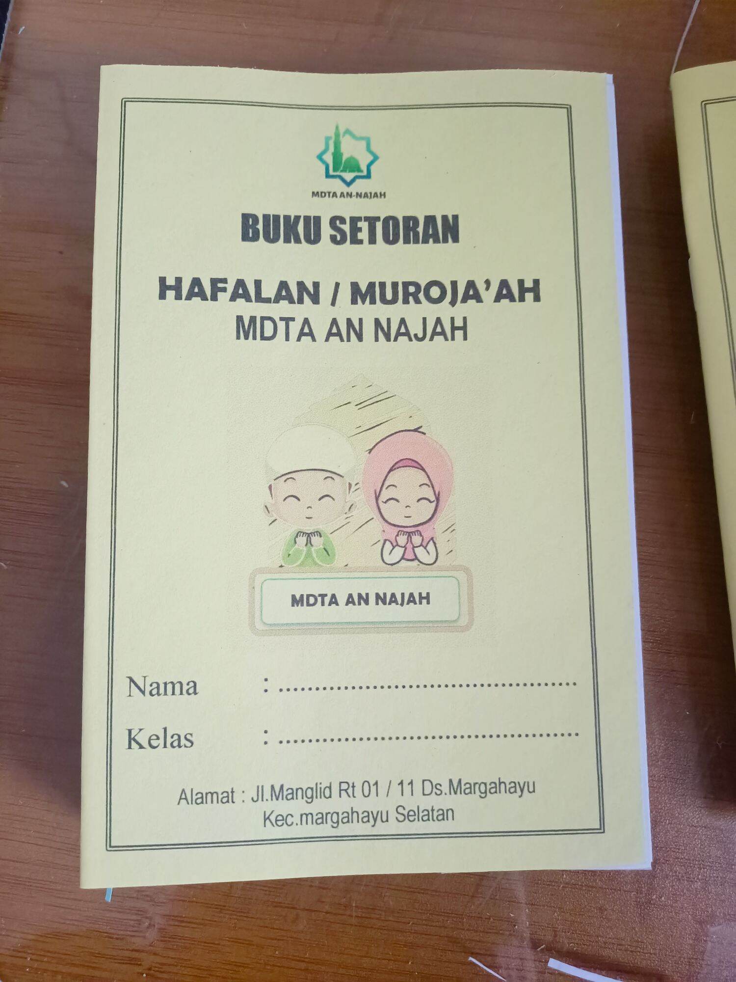 BUKU SETORAN HAPALAN COSTUM NAMA Isi 20 | Lazada Indonesia