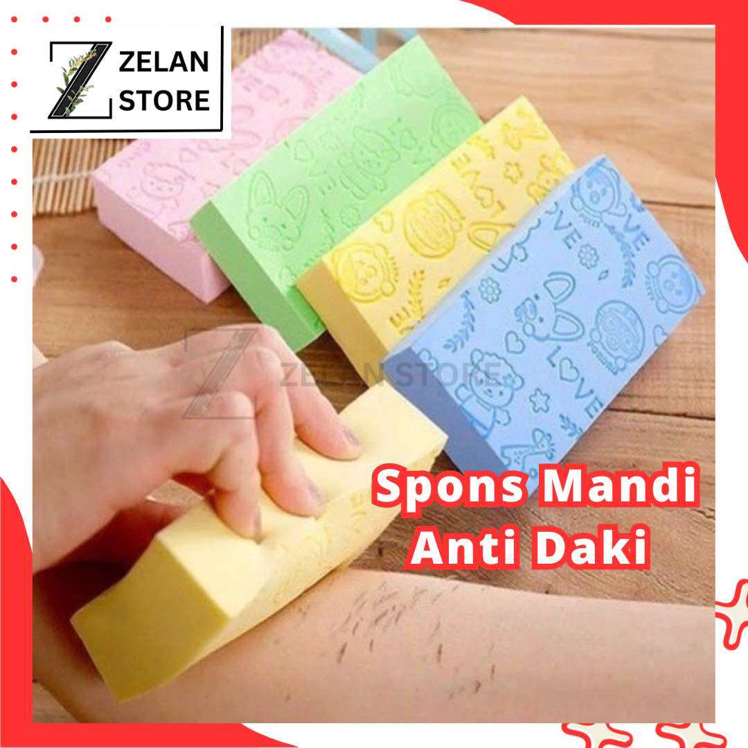 Spons Mandi Anti Daki Pengangkat Daki Busa Mandi Bayi Dan Dewasa ...
