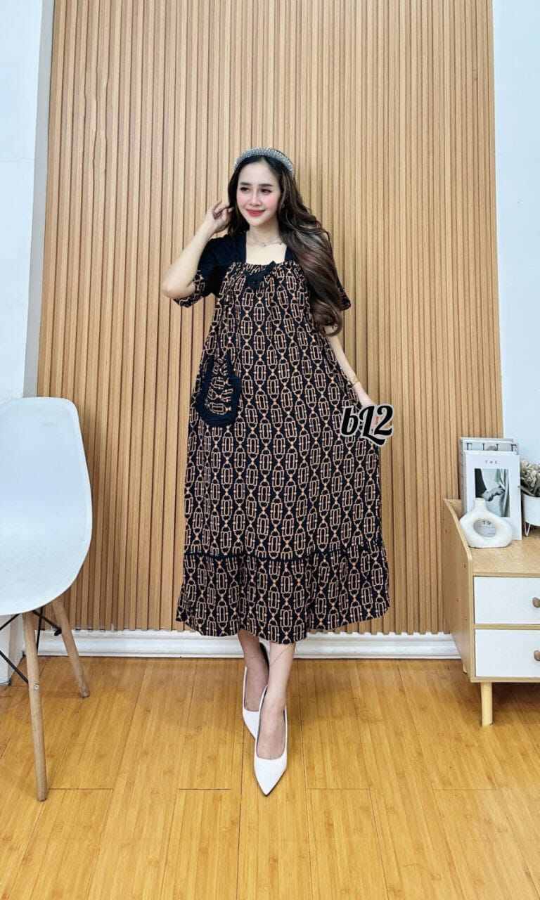 Daster Fuji jumbo viral di tiktok - Dress fuji terbaru 2024 motif ...