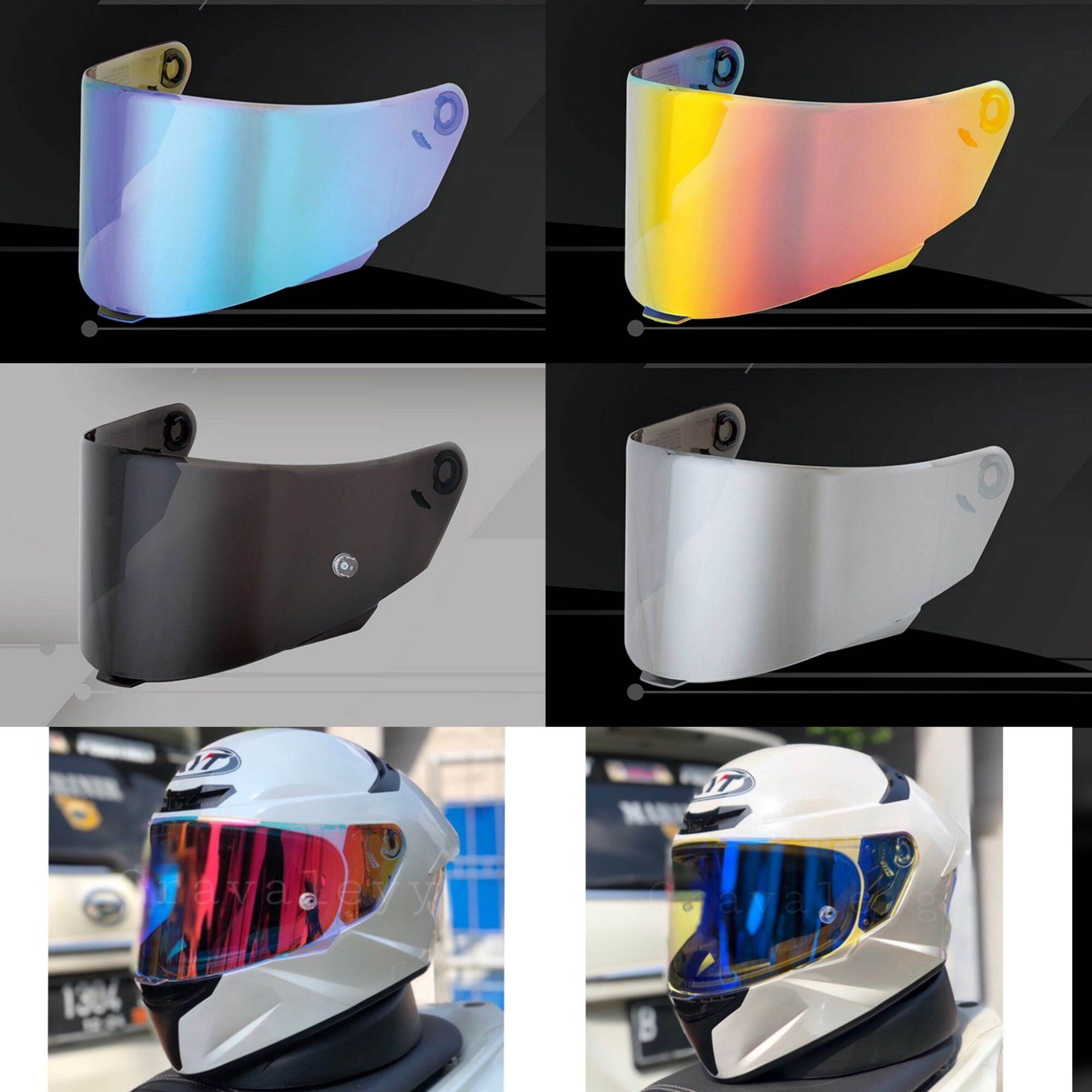 Visor Iridium KYT TT Course Kaca Helm KYT TTC Visor helm | Lazada Indonesia