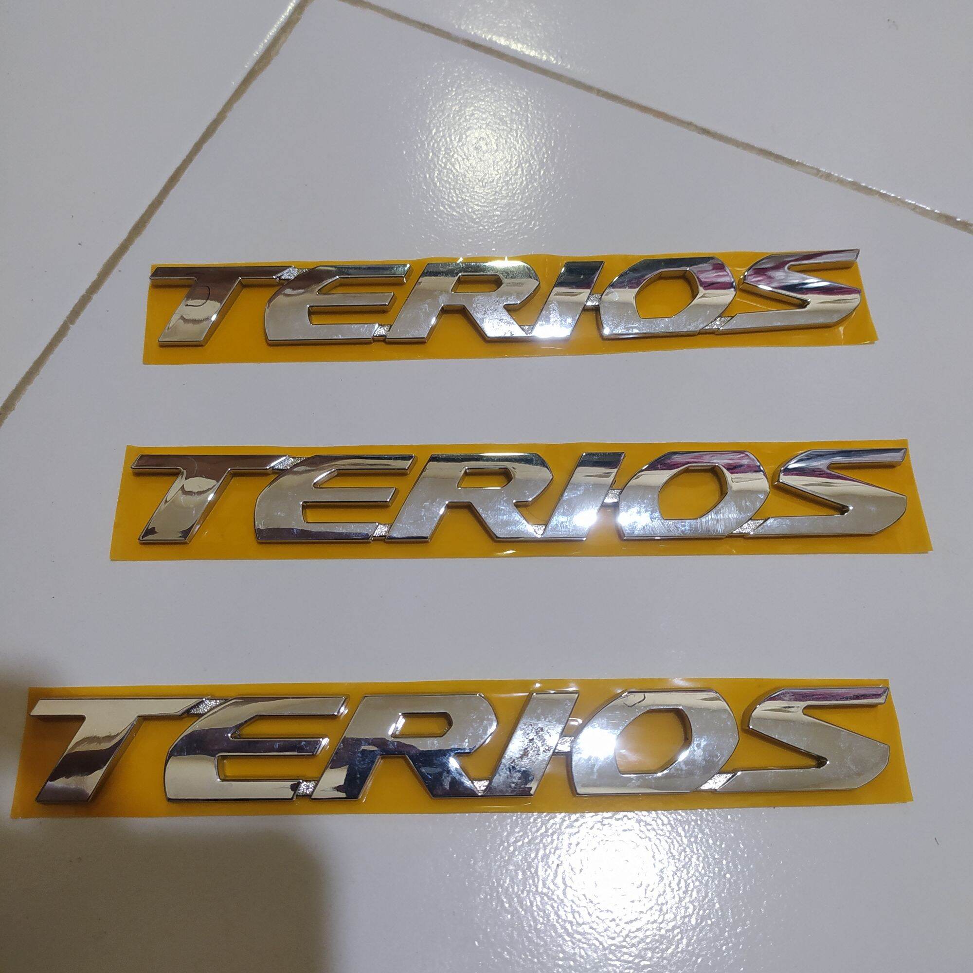 emblem tulisan TERIOS 2018-2022 original | Lazada Indonesia