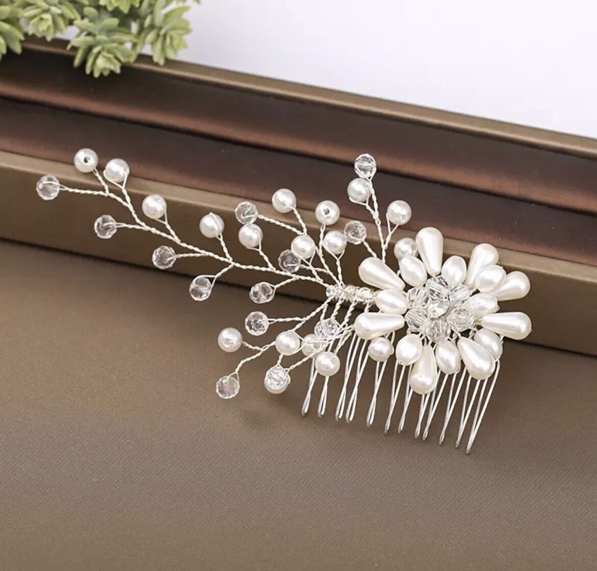 Sirkam sanggul hiasan kepala wedding mutiara SRK 25 C | Lazada Indonesia