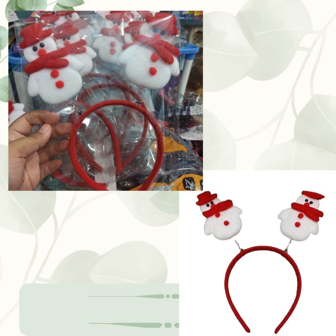 Bando Natal Salju - Bendo Bandana Merry-xmas Merah Putih | Lazada Indonesia