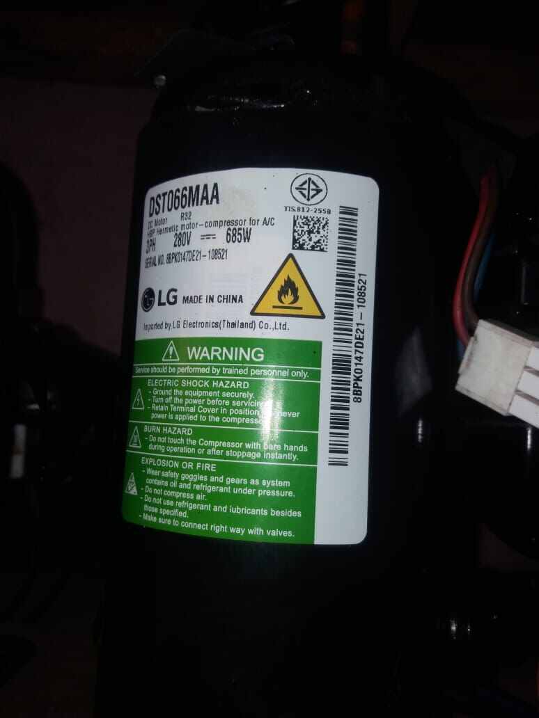 KOMPRESOR AC LG DUAL INVERTER 1/2 PK COPOTAN ORYGINAL | Lazada Indonesia